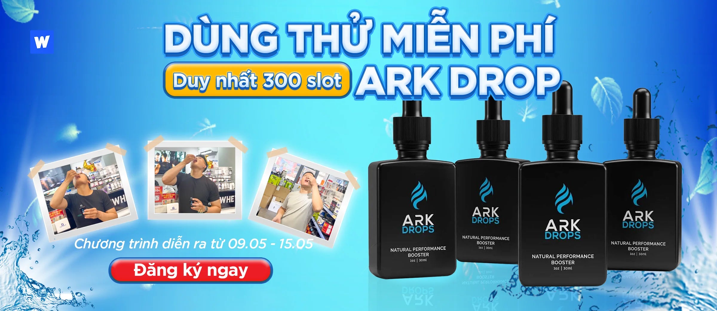 ĐĂNG KÝ DÙNG THỬ MIỄN PHÍ TINH DẦU BẠC HÀ ARK DROPS– Thế Giới Whey