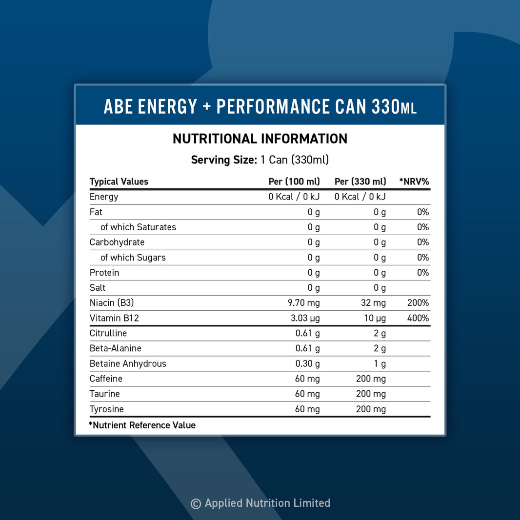 Applied Nutrition ABE - Lon 330ml– Thế Giới Whey