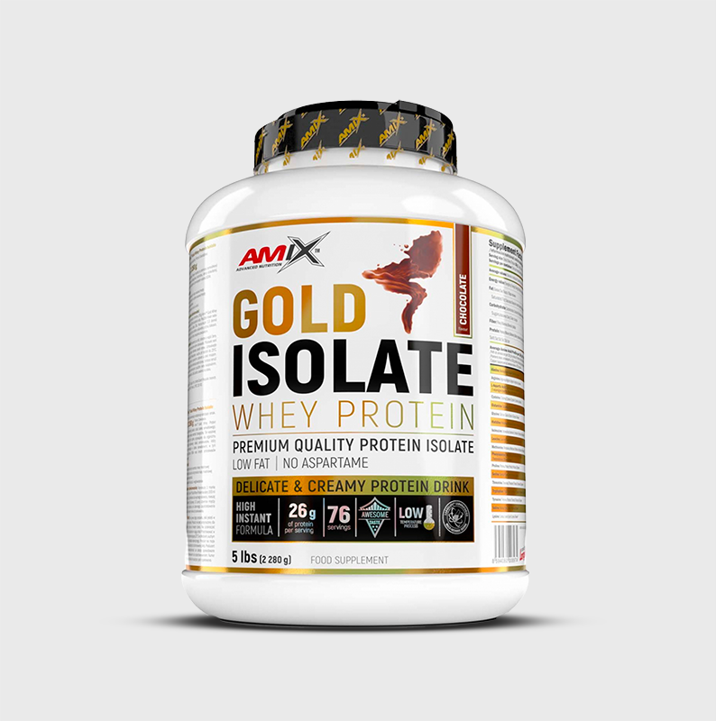Amix Gold Isolate Whey Protein 5lbs (2.3kg)– Thế Giới Whey
