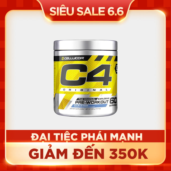 C4 Original 60 lần dùng - Sữa tăng sức mạnh Pre Workout C4– Thế Giới Whey