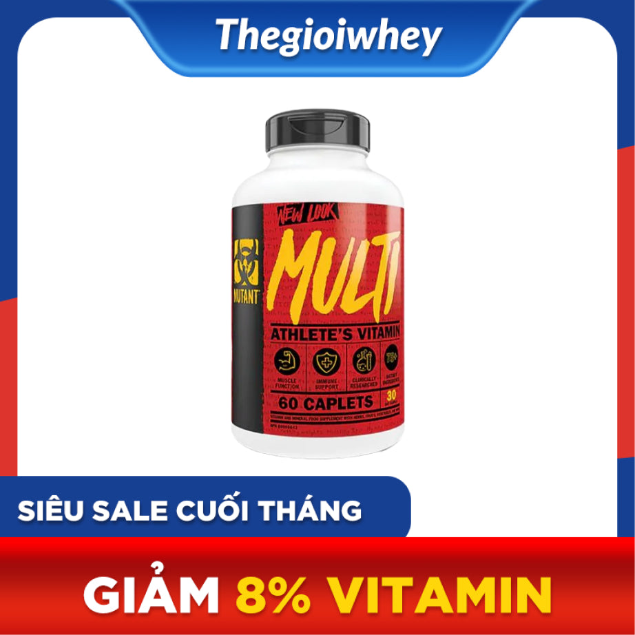 Mutant Multi Vitamin 60 viên– Thế Giới Whey