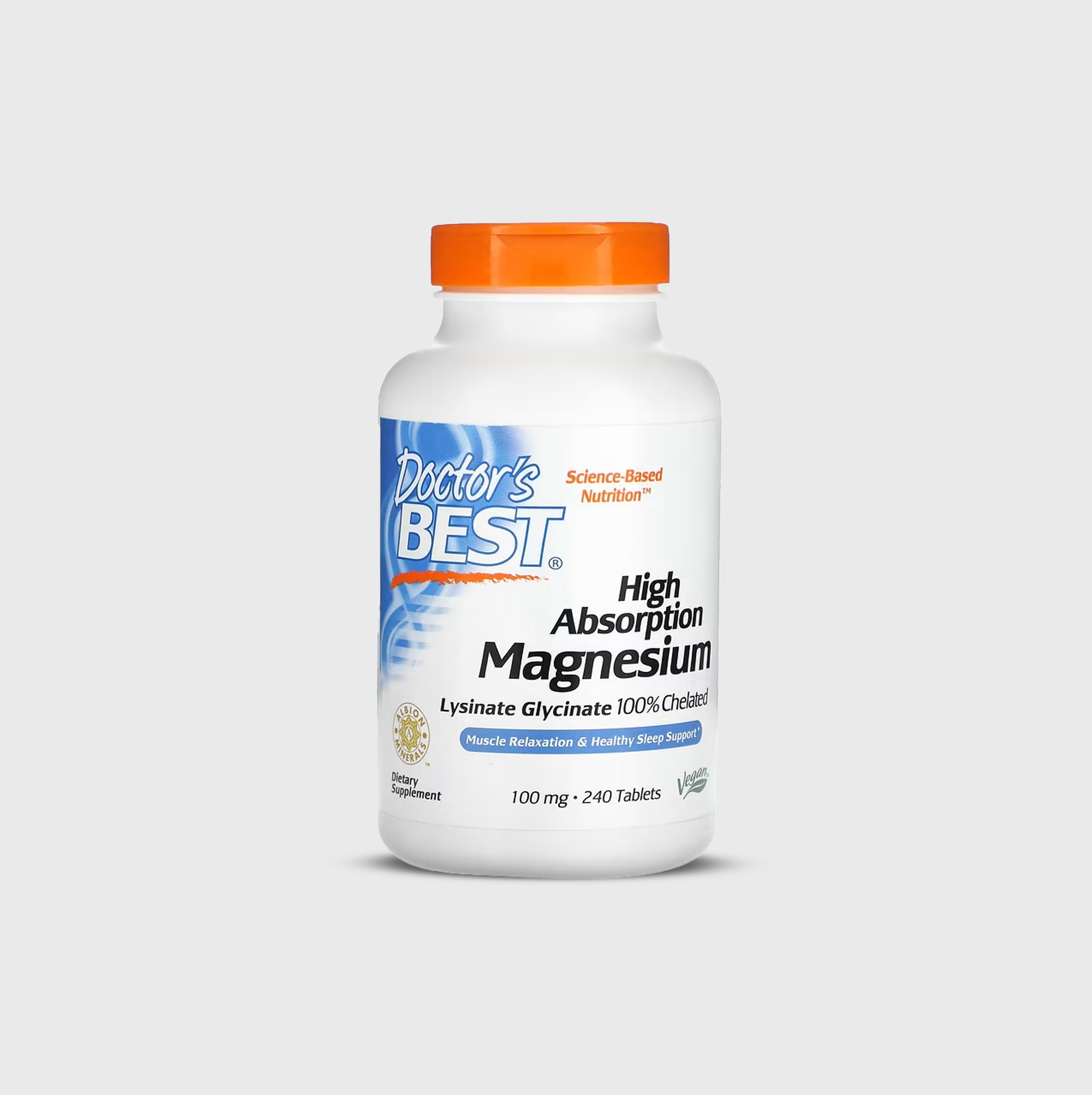 Doctor's Best High Absorption Magnesium 240 viên– Thế Giới Whey